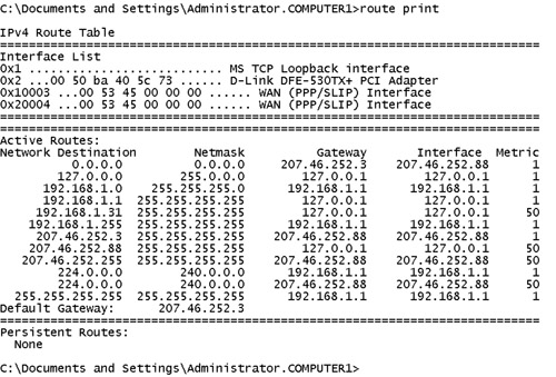 Configuring Windows Server 2003 For Lan Routing Part 3 Managing General Ip Routing
